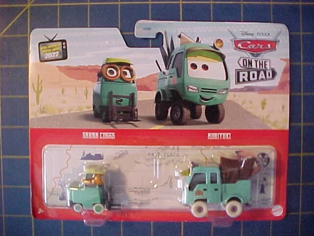 DISNEY PIXAR CARS Sarah Coggs & Noriyuki! On The Road Series 2 Car Set ...