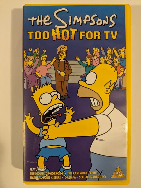 THE SIMPSONS TOO Hot For TV (Animated) (VHS/SUR, 1999) Yeardley Smith ...