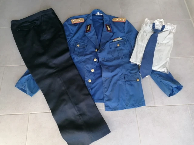 DDR DR DEUTSCHE Reichsbahn Uniform XL Oberamtmann Sommer Interimsspange ...