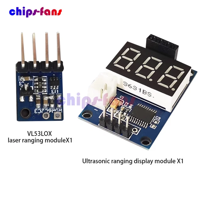 VL53L0X LASER RANGING Detector Sensor Module +Ultrasonic Distance ...