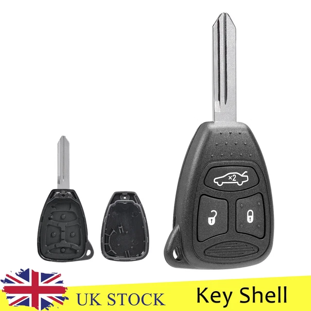 REMOTE CAR KEY Case Shell 3 Button For Chrysler 300C PT Cruiser Aspen ...