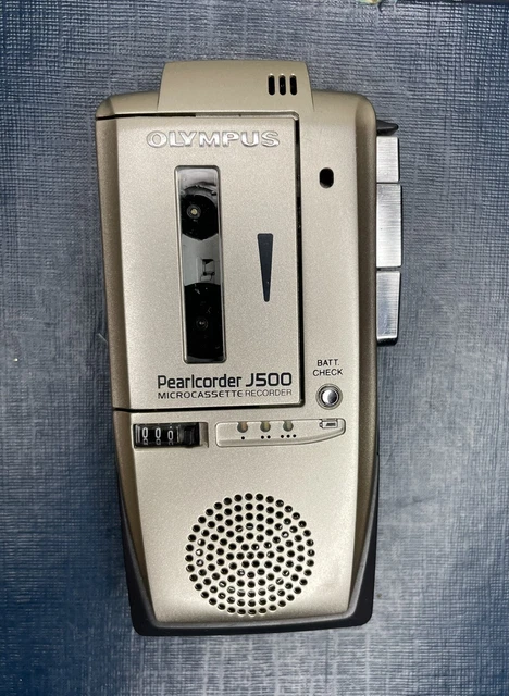 OLYMPUS J500 PEARLCORDER MicroCassette Voice Recorder Dictaphone Dictation & Tap £23.99 ...