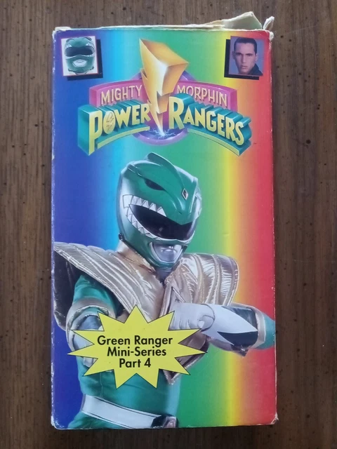 MIGHTY MORPHIN POWER Rangers VHS Video Series Part 4 "Green With Evil ...