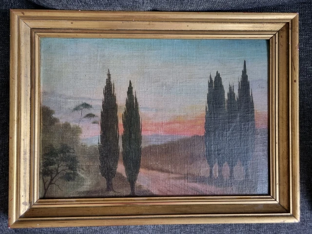 TABLEAU ANCIEN HUILE sur toile signé EUR 50,00 - PicClick FR