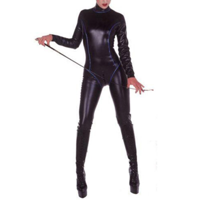 Gummi Latex Rubber Catsuit Ganzanzug Bodysuit Overall Zentai Anzug Suit