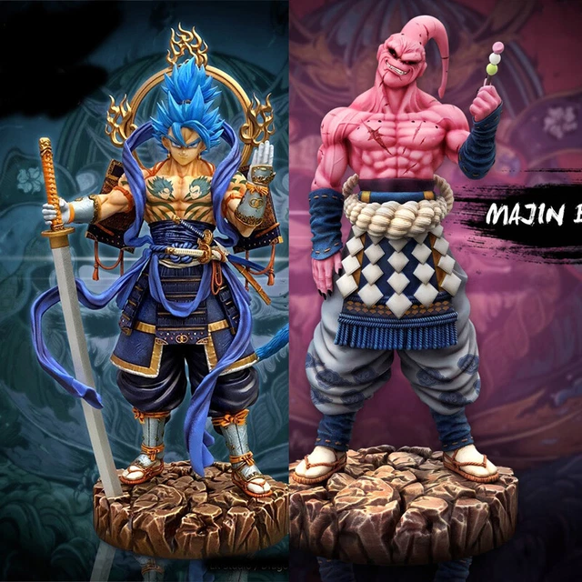 28-32CM VEGETTO MAJIN Boo Dragon Ball Z Samurai Series Figurine PVC ...