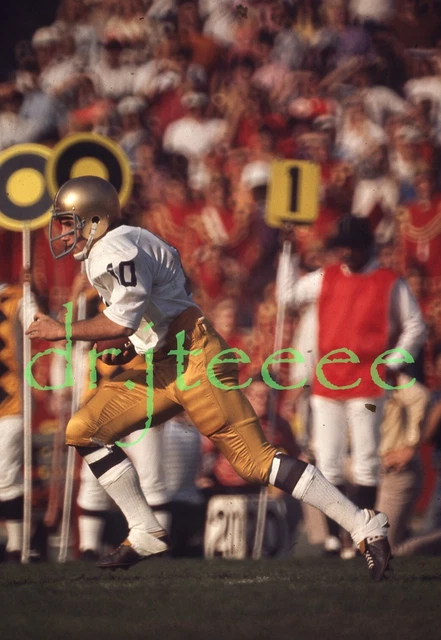 1972 DARRYLL DEWAN NOTRE DAME FIGHTING IRISH - 35mm Football Slide $12. ...
