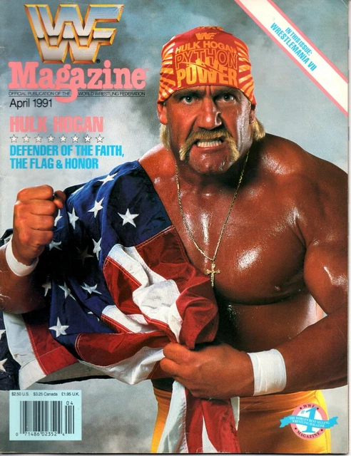 HULK HOGAN WARRIOR Bret Hart June 1991 WWF Wrestling Magazine WWE ...