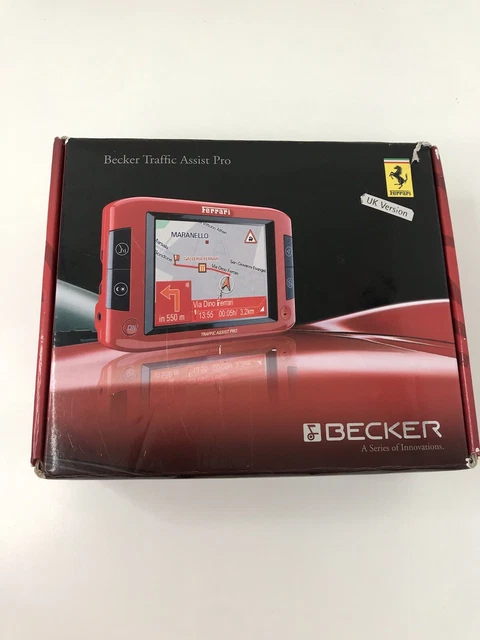 FERRARI NAVIGATOR BECKER Traffic Assist Pro 7929Uk Versione Sat Nav 37 ...