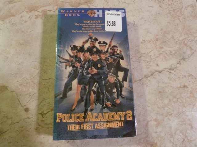 POLICE ACADEMY 2: Their First Assignment (1985) VHS, 1998 Warner BROS ...