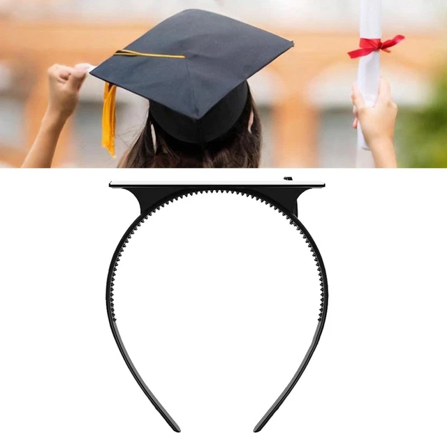 GRADUATION HAT HEADBAND Hairband Upgrade Insert Hairstyle Grad Cap ...