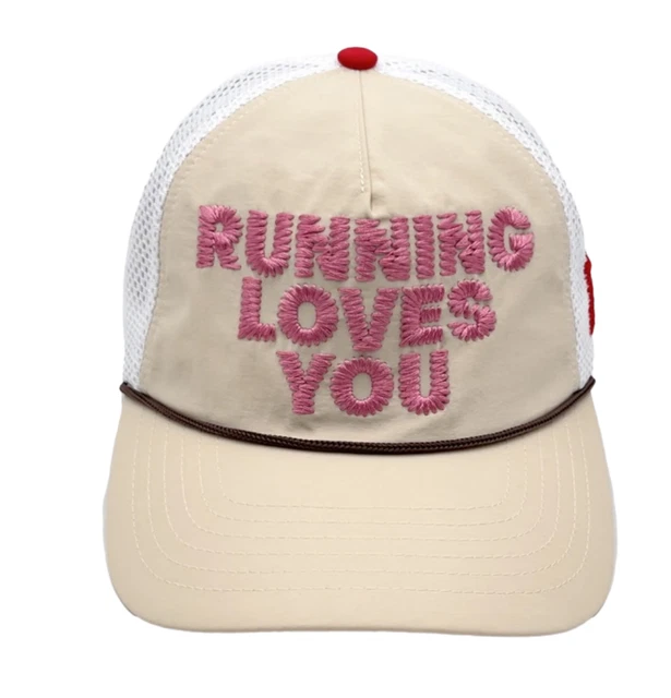 ALEX ZONO RUNNING Loves You Trucker Hat OG Beige 100%Authentic £117.28 ...