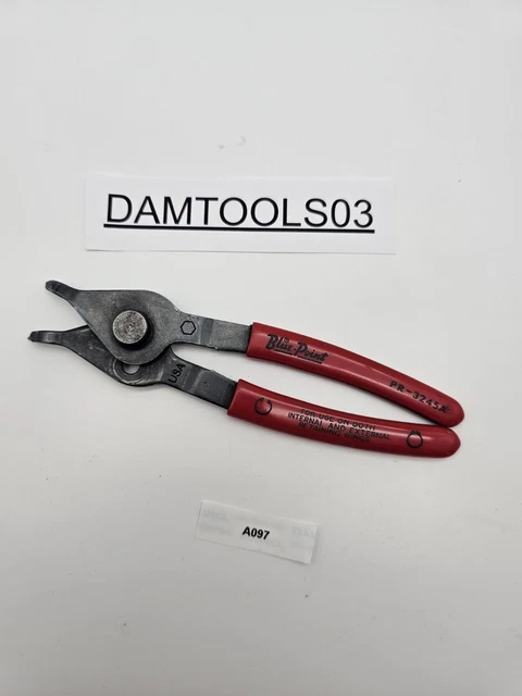 BLUE POINT TOOLS USA 6" Internal External Retaining Ring Pliers 45° Tip ...