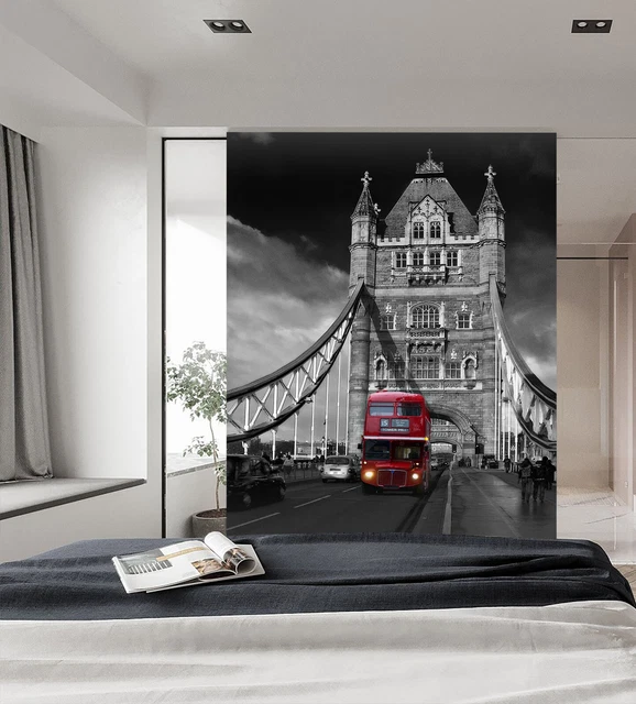 3D LONDON BRIDGE G207 Wallpaper Mural Paper Wall Print Indoor Murals CA ...