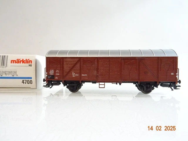 MÄRKLIN H0 4700 gedeckter Güterwagen der DB in OVP PR6003 EUR 9,99 - PicClick DE