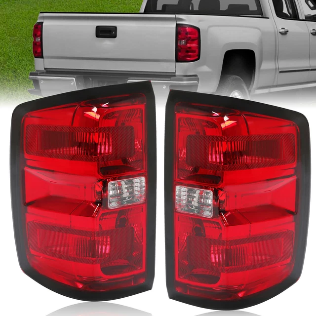 REAR TAIL LIGHTS Lamps For Chevy Silverado 1500 2500 3500 2014-2019 ...
