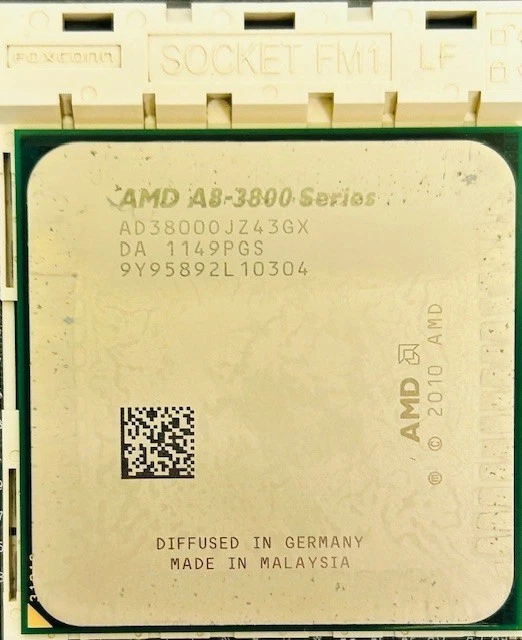 ASUS F1A55-M REV 1.01 Socket FM1 DDR3 Motherboard, AMD A8-3800 CPU & I ...