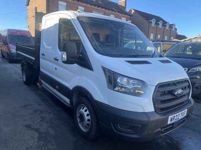 FORD TRANSIT 2.0 Tdci T350 Leader Double Cab Tipper Euro 6 2022 £20,394 ...