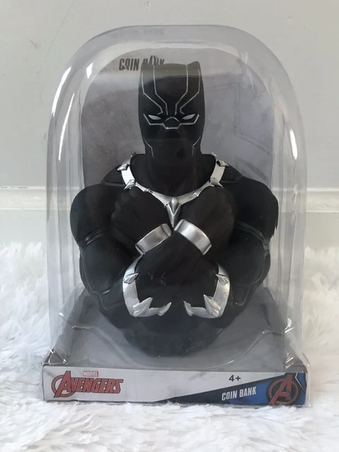 BLACK PANTHER BUST Coin Bank Marvel Superhero Avengers - Fun Way To ...