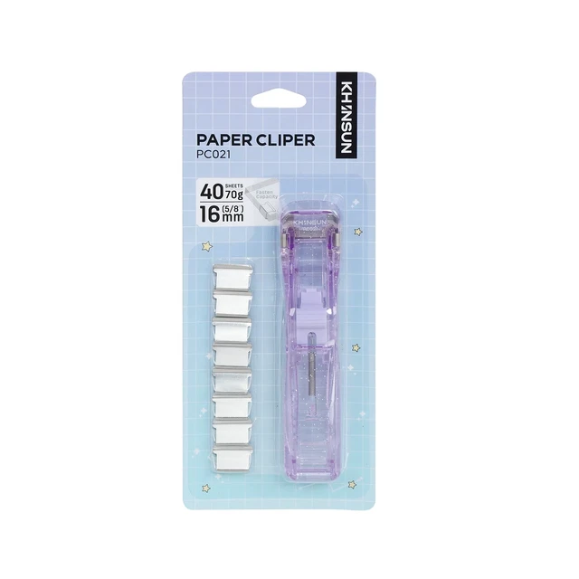 KHINSUN PAPER CLIPPER Staplers Push Clamp File Documents Binding Tool ...