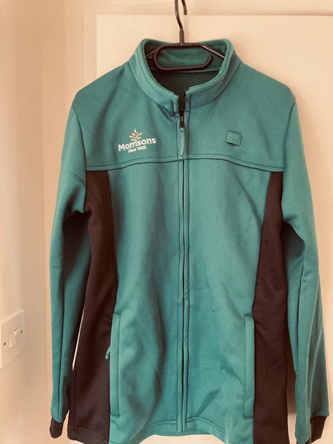 MORRISONS WORK UNIFORM Fleece Jacket L Large £14.99 - PicClick UK