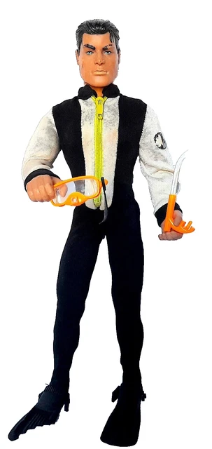 ACTION MAN - RARE VINTAGE - DIVER + GOGGLES, FLIPPERS - 1993 HASBRO ...