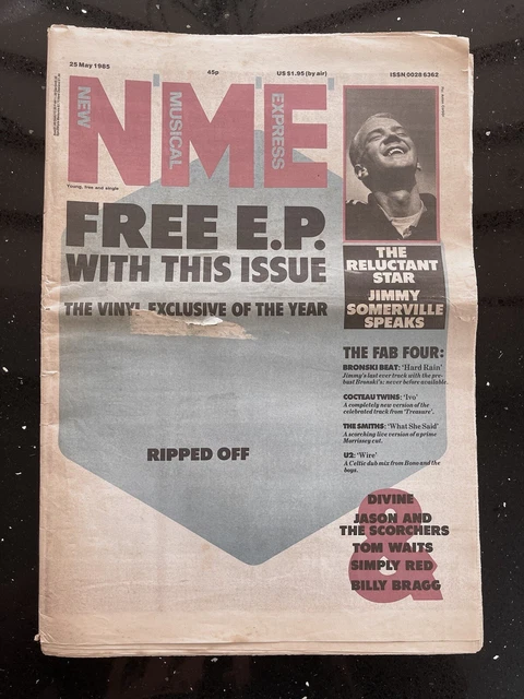 VINTAGE MAY 25 1985 NME Music NEWSPAPER MAGAZINE THE SMITHS U2 BRONSKI ...