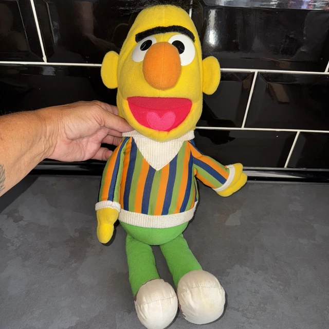 VINTAGE HASBRO SESAME STREET BURT HAND PUPPET 12 Inches Jim Henson ...