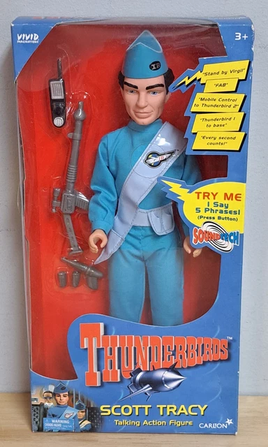 VIVID CARLTON THUNDERBIRDS Scott Tracy Talking Action Figure $99.00 ...