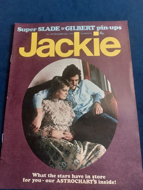 RARE VINTAGE JACKIE Magazine 30 DECEMBER 1972 Slade Seekers Gilbert ...