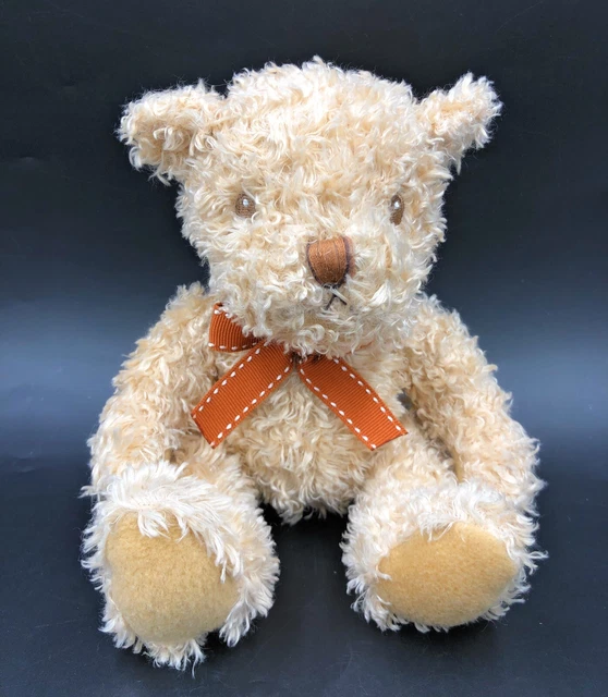 BRAMBLE TEDDY BEAR With Brown Bow Plush Soft Toy Comforter 9” High ...