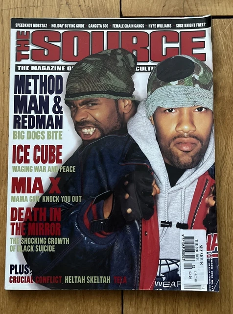 THE SOURCE, HIP- Hop Magazine, Issue 111 DECEMBER 1998 (METHOD MAN ...
