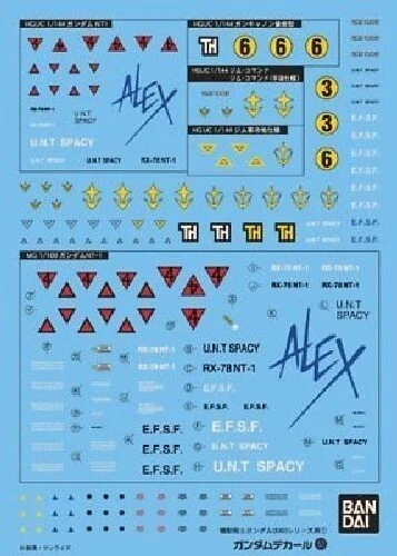 AUTOCOLLANT BANDAI GUNDAM n°037 pour HGUC 1/144 E.F.S.F. MS 2 NEW from Japan EUR 12,66 - PicClick FR