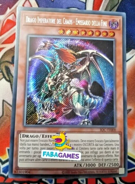 🇮🇹 YU GI Oh Drago Imperatore Del Chaos - Emissario Della Fine – Ioc ...