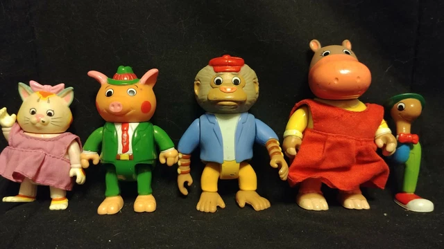 RICHARD SCARRY'S BUSYTOWN Figure Lot Sally Hilda Lowly Frumble Bananas ...