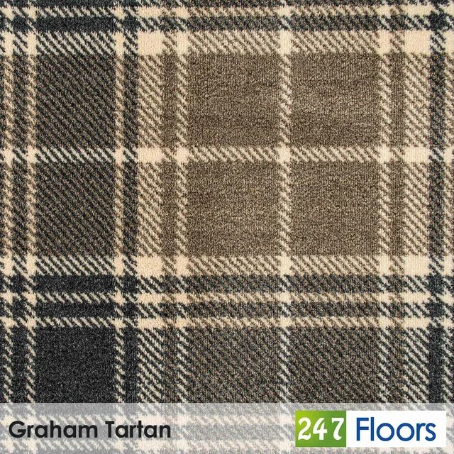 GRAHAM TARTAN SB05 Tribes Wilton Carpet Woven Backed Pattern Living ...