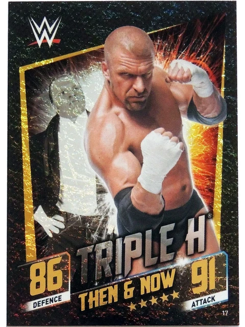 WWE TRIPLE H Topps Slam Attax Then Now Forever Wrestling Card 17 Wwf 2015 £3.99 - PicClick UK