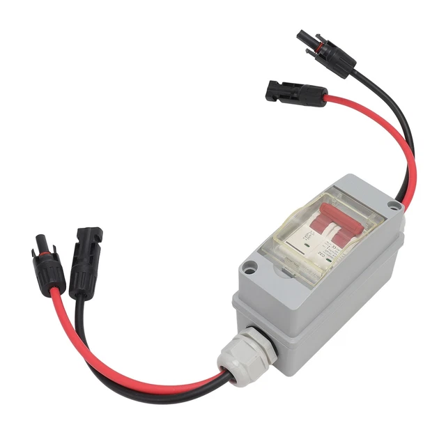 CIRCUIT BREAKER MCB 2P DC 500V 32A Disconnect Switch With IP65 ...