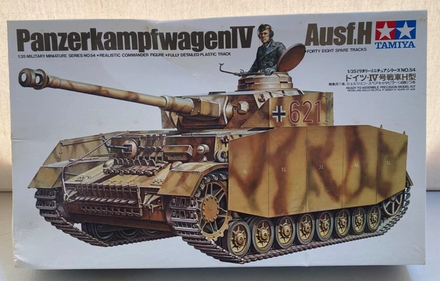 PANZERKAMPFWAGEN IV AUSF.H Tank (Tamiya, 1/35) Model Kit. $20.00 - PicClick