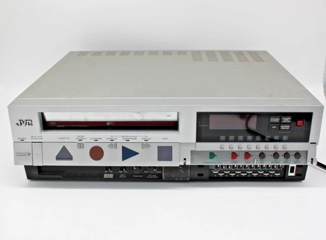 80ER JAHRE VINTAGE JVC Videorekorder - HR-D120UM Silber VHS - MEGA RARE ...
