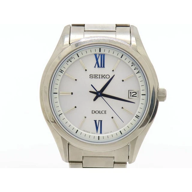 SEIKO MENS SOLAR Radio Watch SADZ185 Titanium 39mm Used From Japan £378 ...