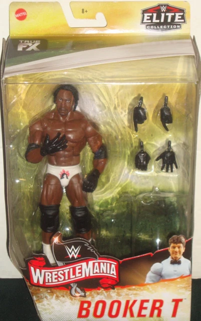 WWE WRESTLING FIGURE Mattel Elite Collection Wrestlemania Booker T Boxed £24.99 - PicClick UK