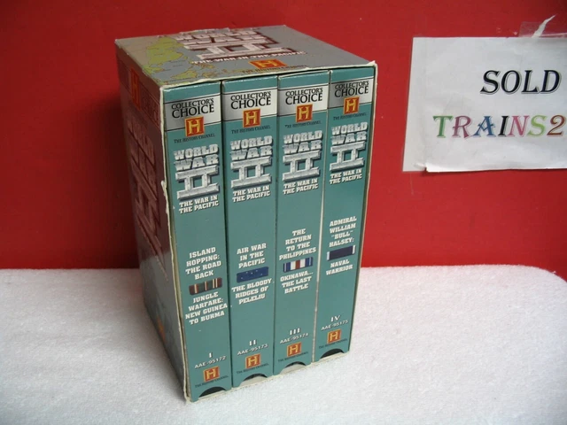 THE HISTORY CHANNEL World War II: The War in the Pacific VHS, 1994, 4 ...