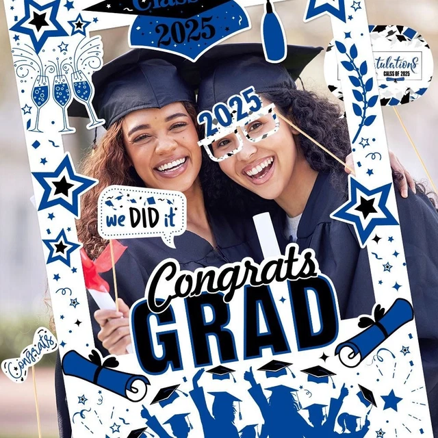 CONGRATULATION GRADUATION PHOTO Props High School College $21.60 ...