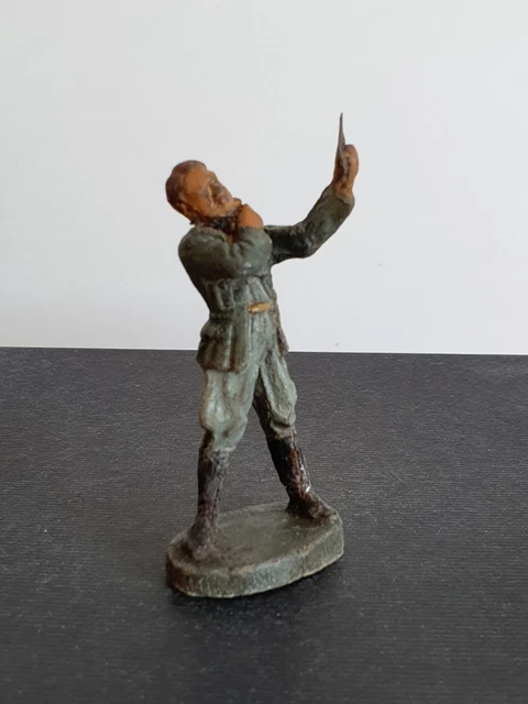 ELASTOLIN LINEOL SOLDAT sich rasierend Lagerleben Wehrmacht Militär II. WK Masse EUR 29,99 ...