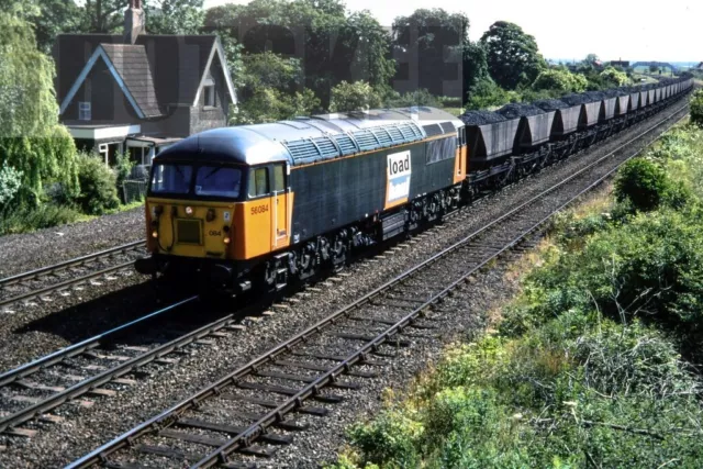 35MM SLIDE BR British Rail Diesel Loco Class 56 56084 Melton Ross 1995 ...