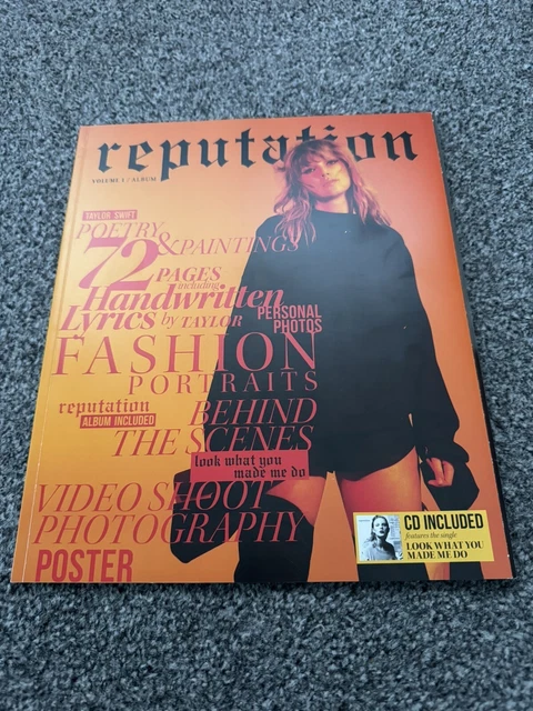 TAYLOR SWIFT REPUTATION Vol.1 Magazine With cd £62.00 - PicClick UK