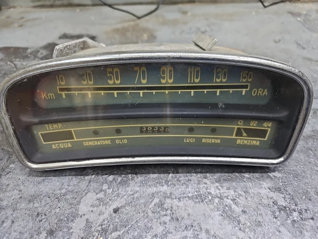 FIAT 1100 103 - 150 km full scale contakm tool tv - speedometer £80.95 ...