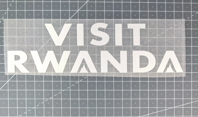 PATCH FLOCAGE LOGO PSG Visit Rwanda Maillot entrainement Mbappé Messi ...