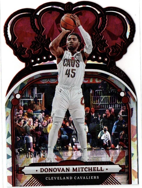 2022-23 PANINI CROWN Royale Donovan Mitchell Red Cracked Ice 05/49 EUR ...